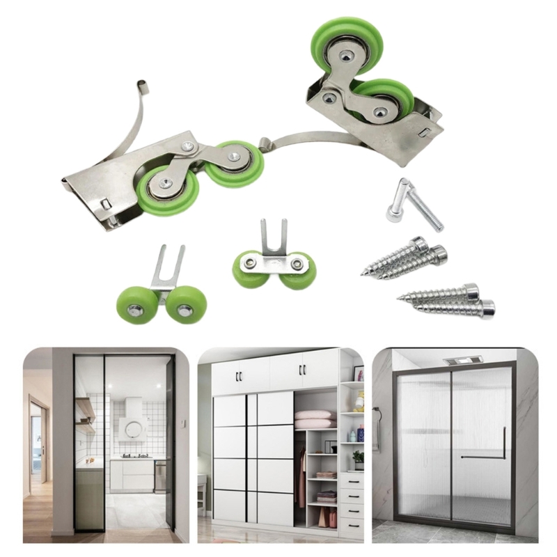 Утолщенный бесшумный нейлоновый шкив раздвижной двери шкафа-купе-A012 купить на OZON по низкой ...