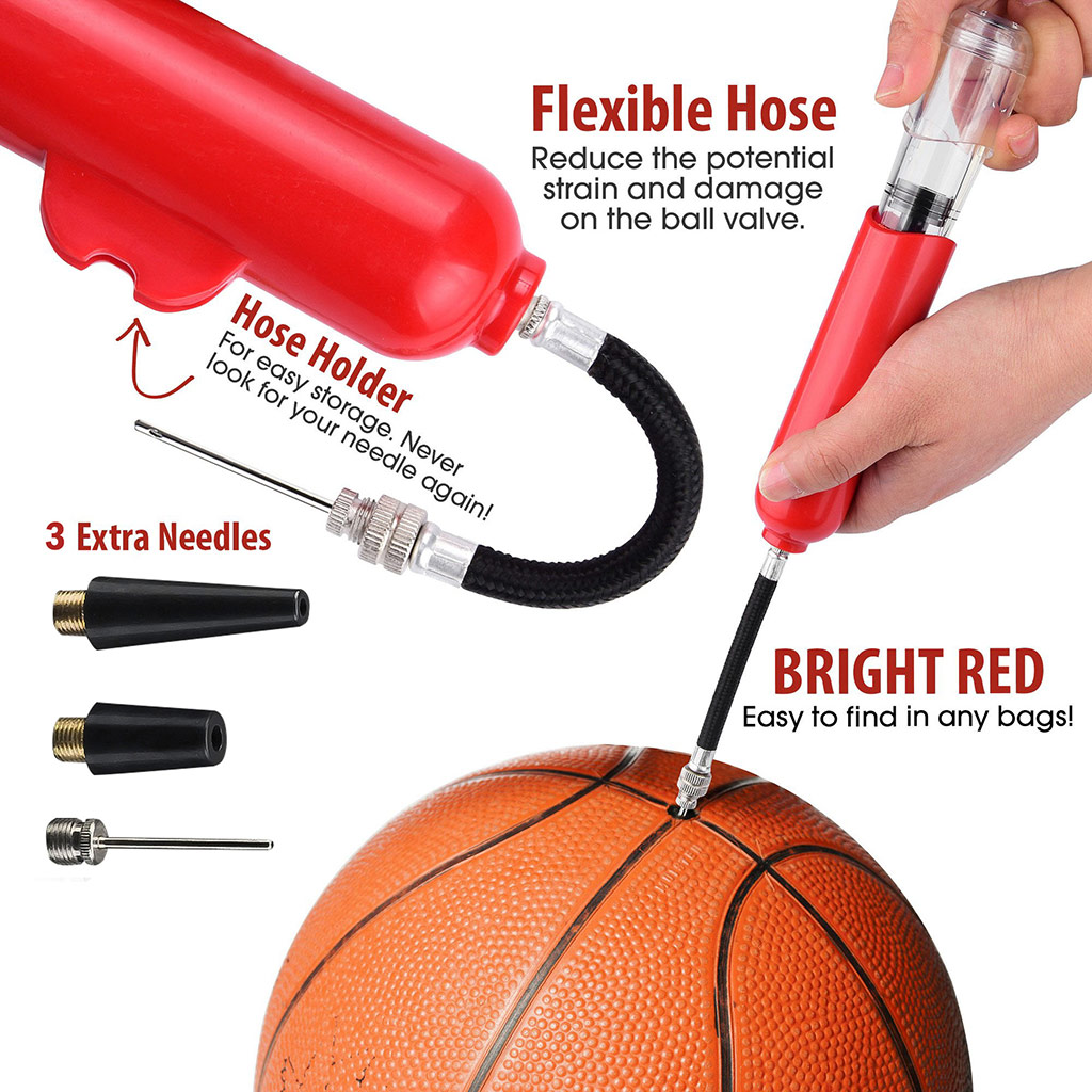 Basketball Football Volleyballs Inflators Pump Ball Pump Inflatable ...
