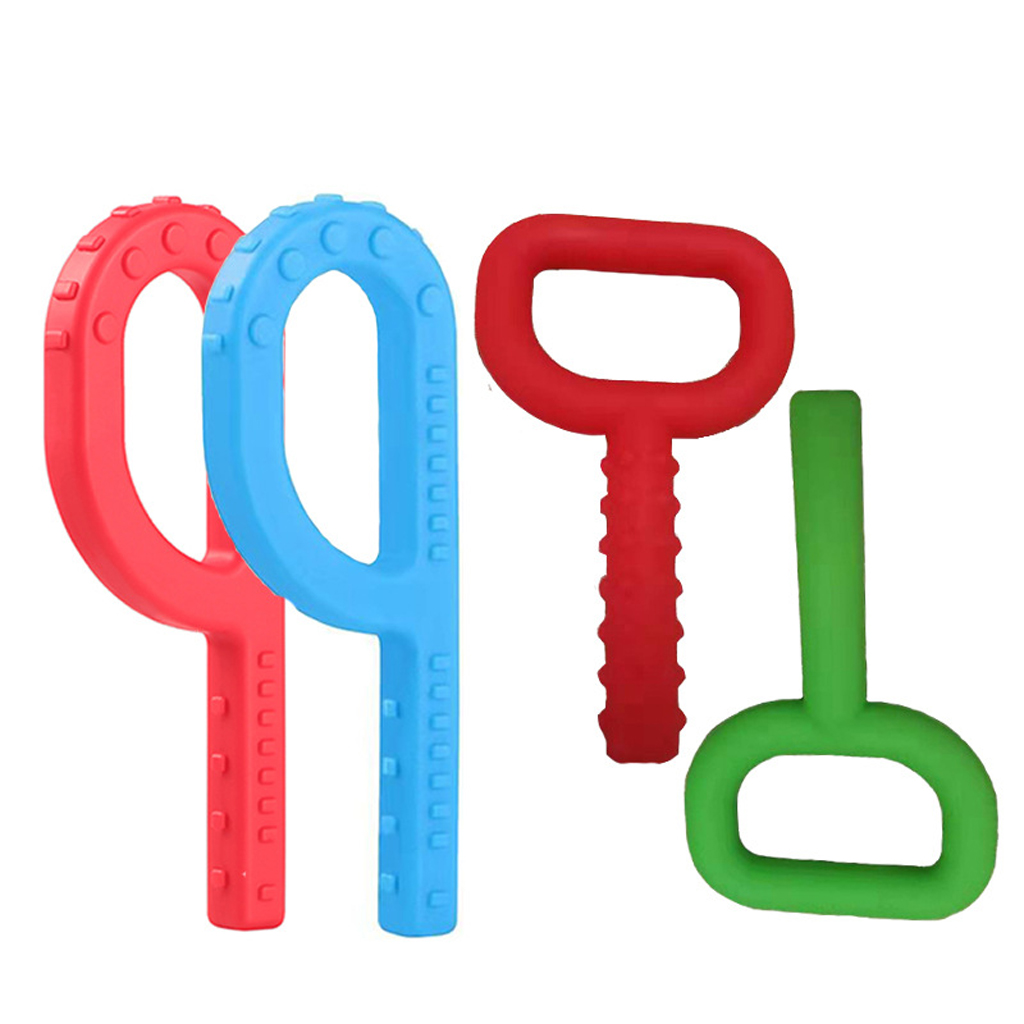 Silicone P Shaped Grabber Kids Teethers Teething Toy for Children ...