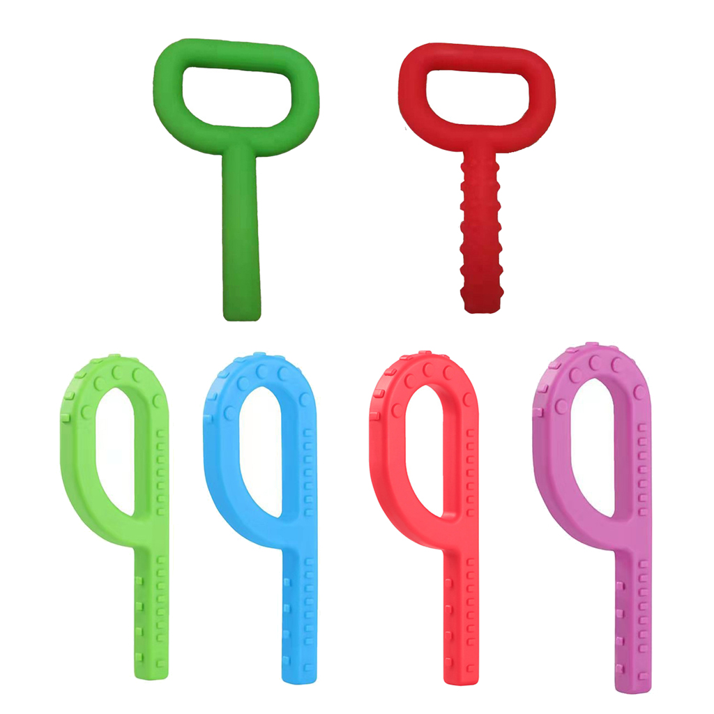 Silicone P Shaped Grabber Kids Teethers Teething Toy for Children ...