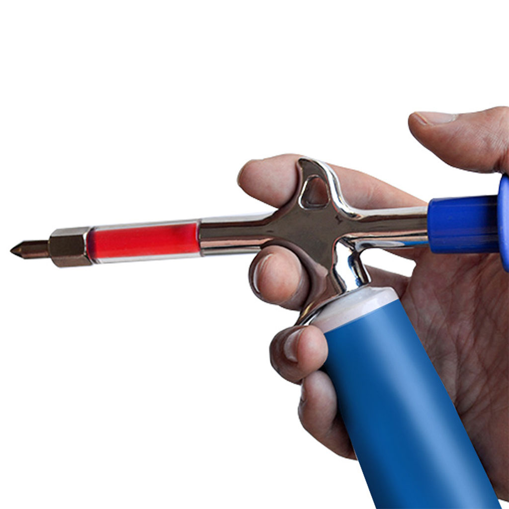 Aluminum Alloy Cycling Grease Gun Mini Nozzle Syringe Upkeep Chain ...
