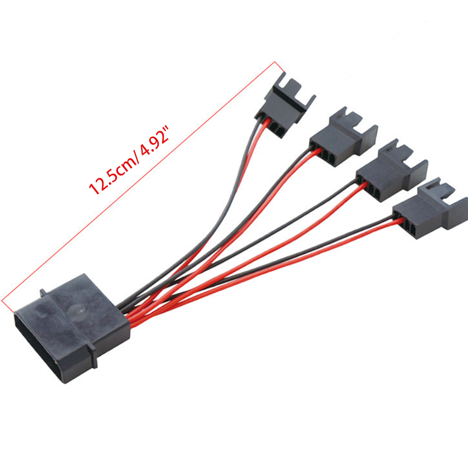 IDE 4Pin Male Molex to Small 4pin Female Y Splitter Adapter Floppy Disk ...