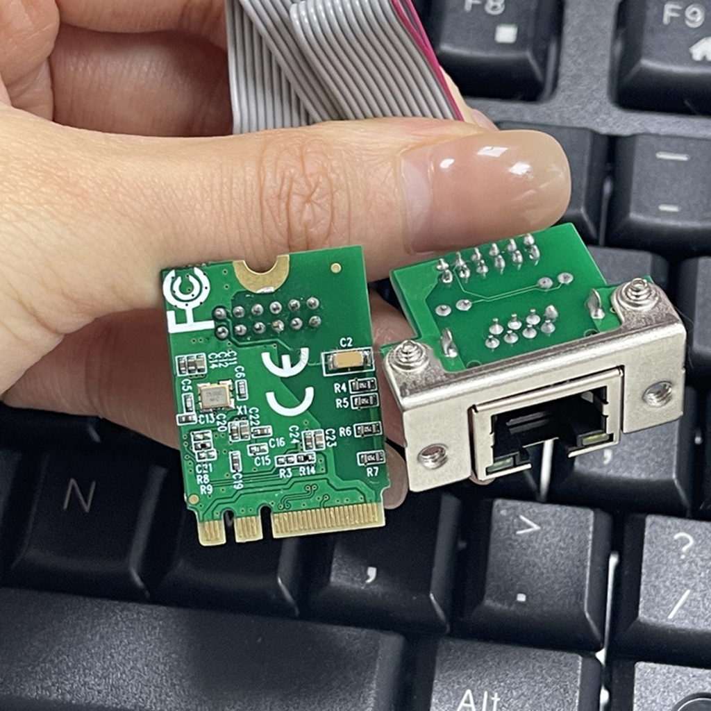 Mini M2 A Key & E-key LAN Card with RTL8111E/F Chipset A+E Key Single ...