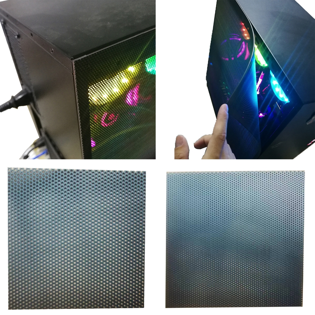 Computer Mesh 30CM DIY PVC PC Case Fan Cooler Dust Filter Networks Net ...