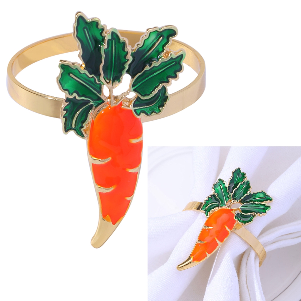 Аксессуар для Пасхи,6 Пасхальных морковных колец салфеток купить на ...