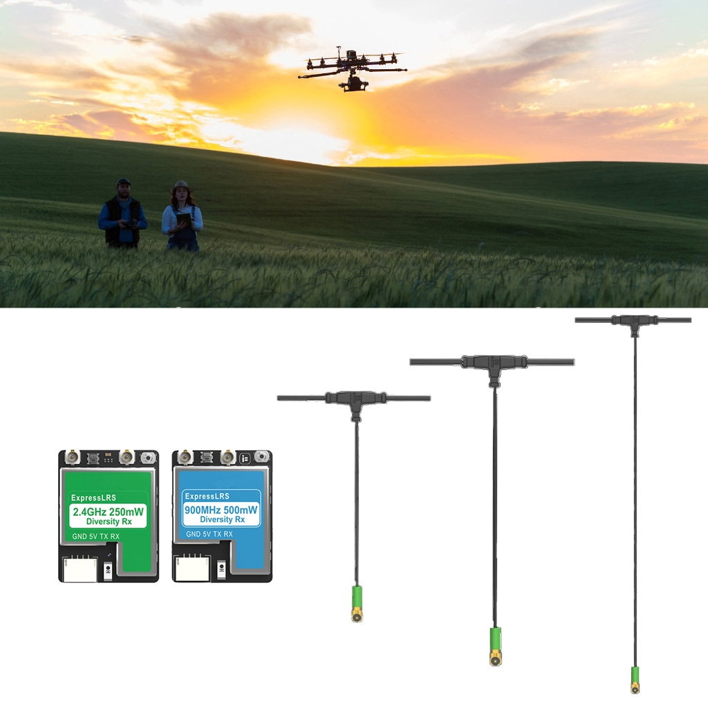 Приемник с двойной антенной ELRS RX True Diversity 24G 2x40 мм купить ...