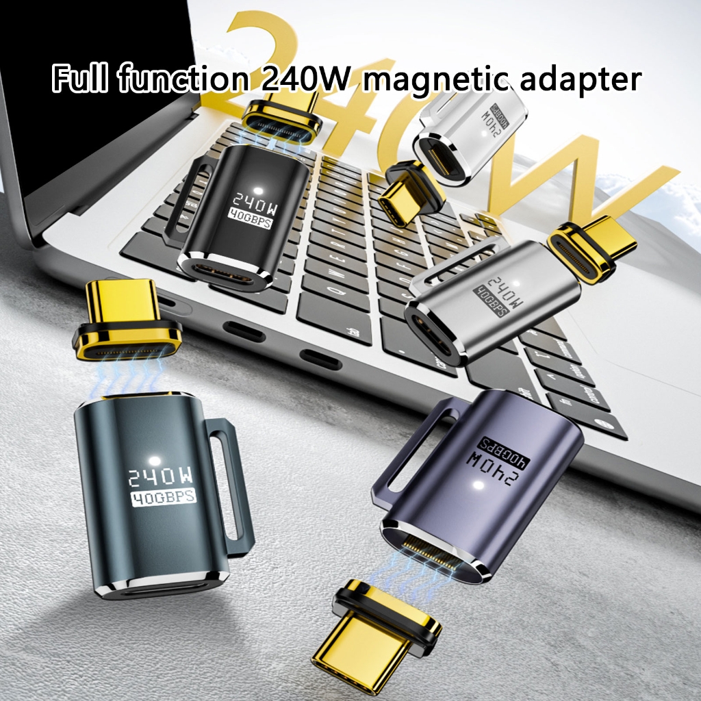 PD240W Magnetic Usb 4 Adapter Converters 40Gbps Transmission Durability ...