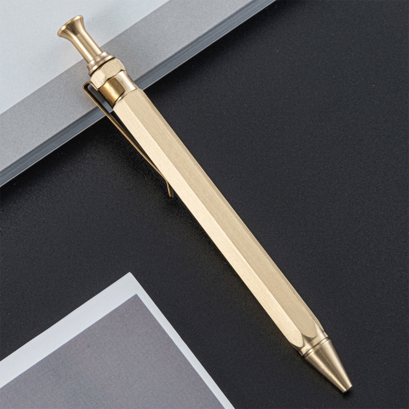 Metal Signature Pen Retractable Journaling Pens Writing Pen Office ...