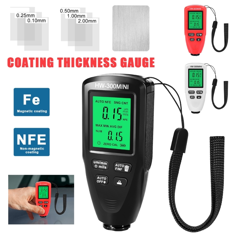 Paint Thickness Gauge Digital Meter for-Auto Coating Tester High ...