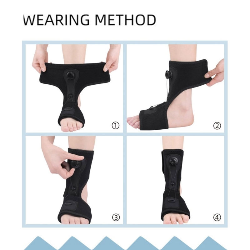 Plantar Fasciitis Foot Splint Drop Orthotic Brace Elastic Dorsal Splint ...