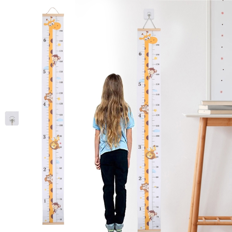 Wall Hangings Baby Growth Chart Baby Height Measuring Ruler Removable ...
