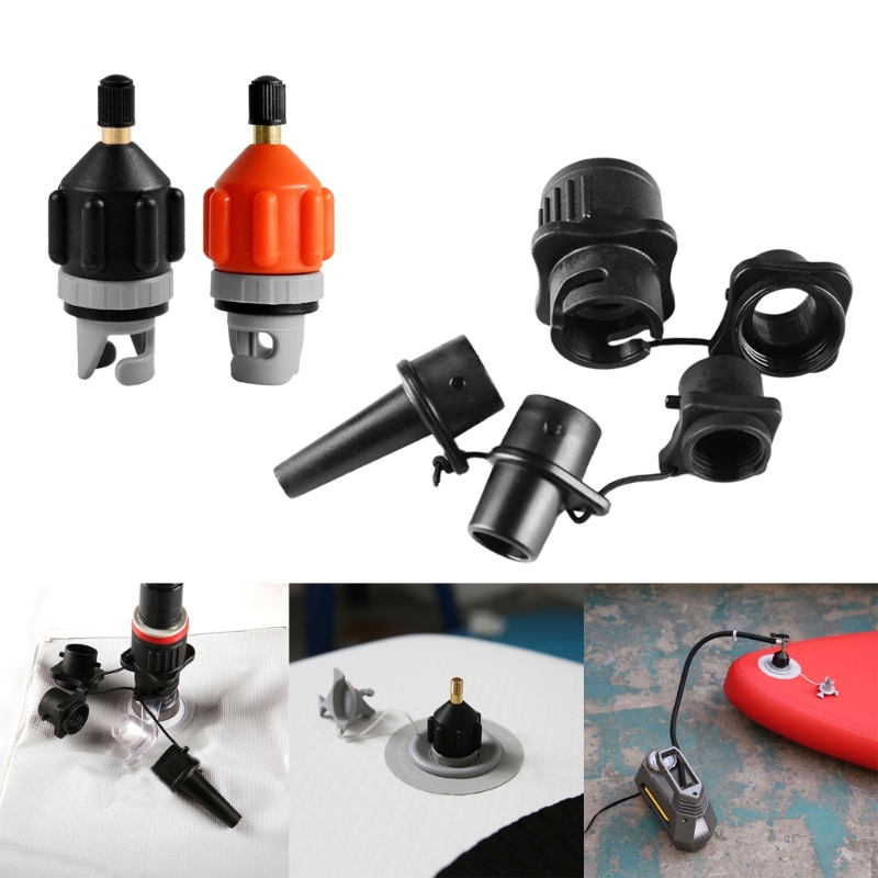 Air Valves Adaptor Inflatable Boats Air Pumps Converter with 4 Air ...