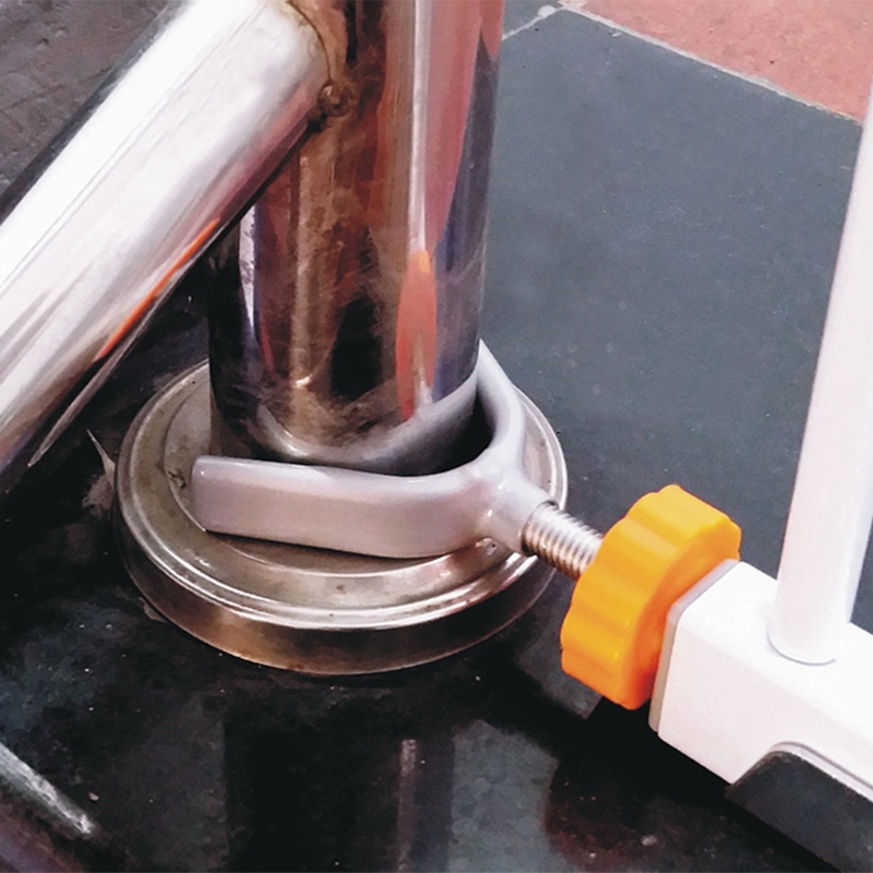 Pair of Y Spindle Rods Stair Banister Adapters Mount for Pressure ...