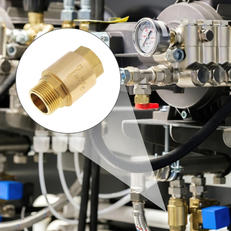 Horizontal Spring Check Valves 3/4 Inch One Way Valves fit for Well ...